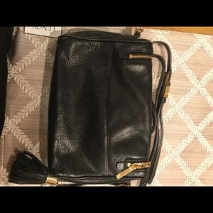 G.I.L.I. | Bags | Gili All Black Leather Rfid Crossbody Bag | Poshmark